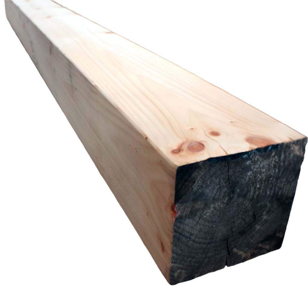 8" x 8" Square Timber Post - Chiseled or Semi Smooth - #519 – Log Home Mart