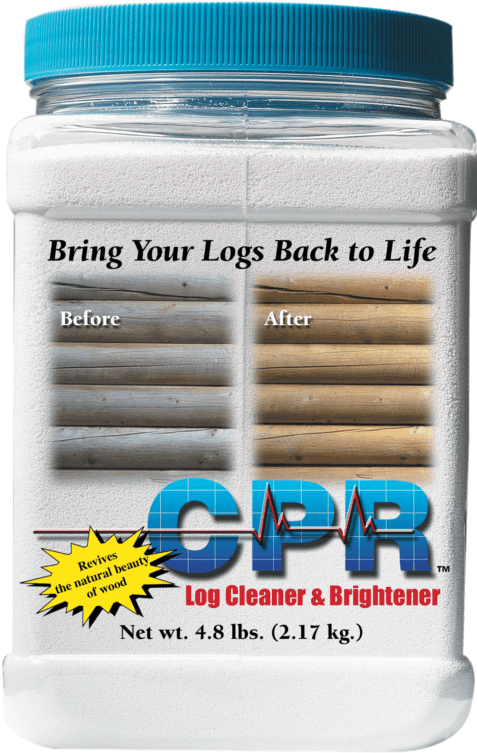 CPR™ - Wood & Log Brightener, Cleaner, and Mold/Algae Killer – Log Home ...