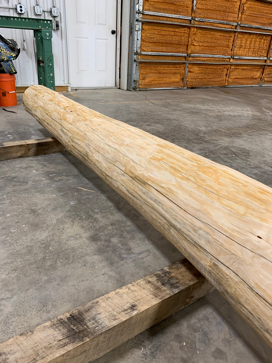 Rustic Pine Post - Peeled - #543 - Tree Trunk Column Support Pole Air ...