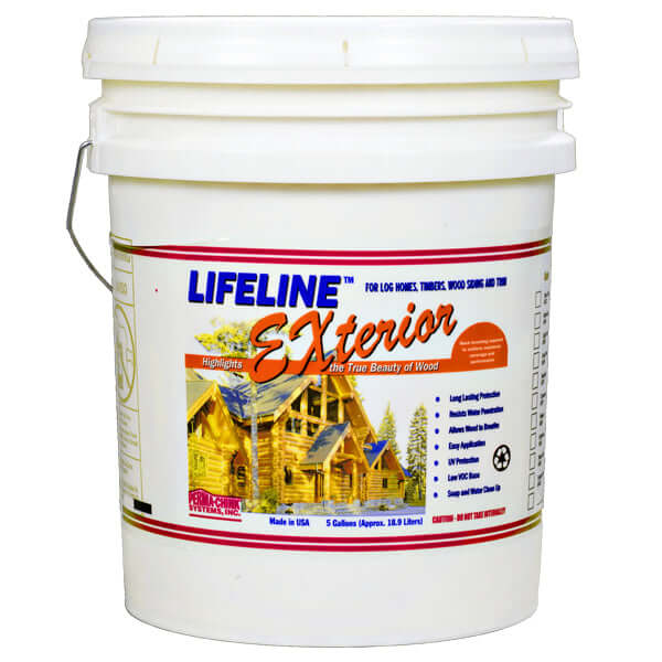 Lifeline Exterior Transparent Wood Stain – Log Home Mart