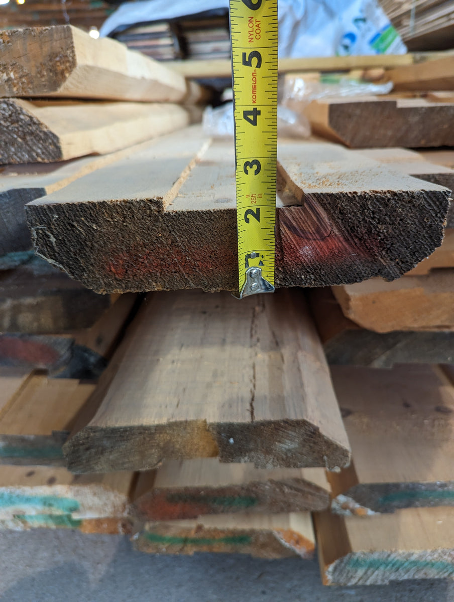 Clearance - 2 Variations of #469 3x10 Pine Half Log Siding For Sale ...