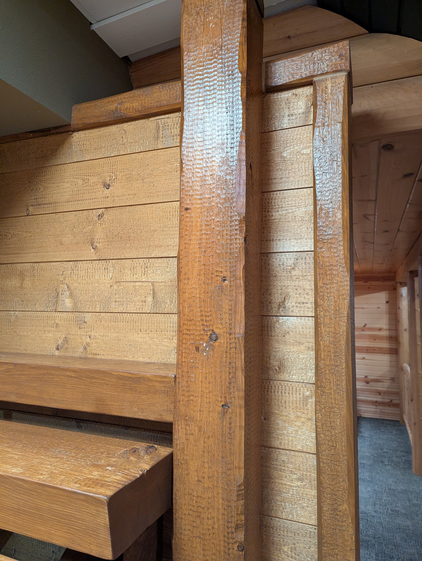 8" x 8" Square Timber Post - White Pine – Log Home Mart