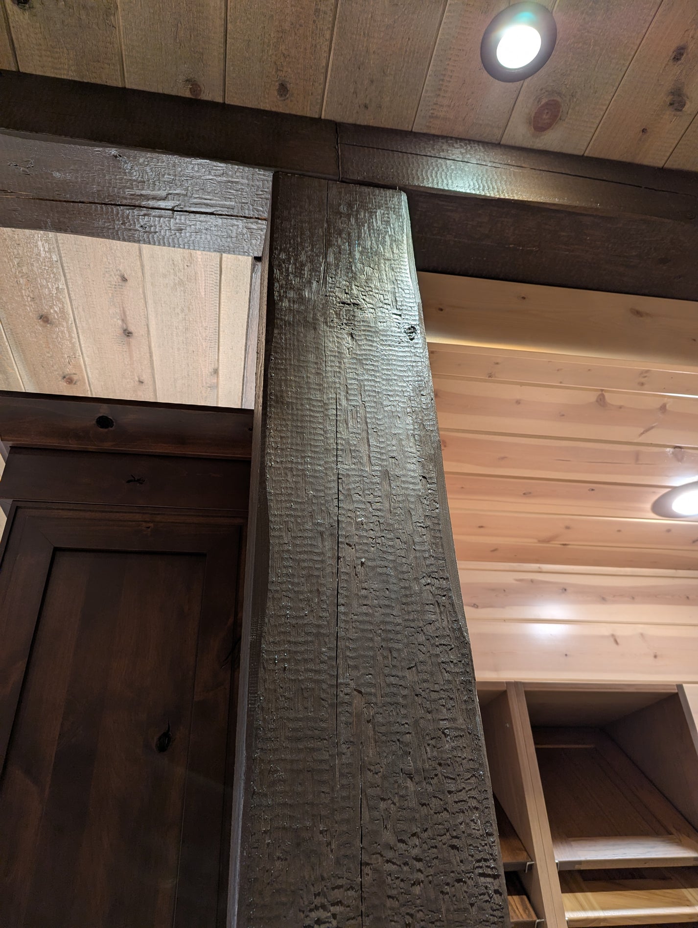 10" x 10" Square Timber Post - Chiseled or Semi Smooth - #503 – Log ...