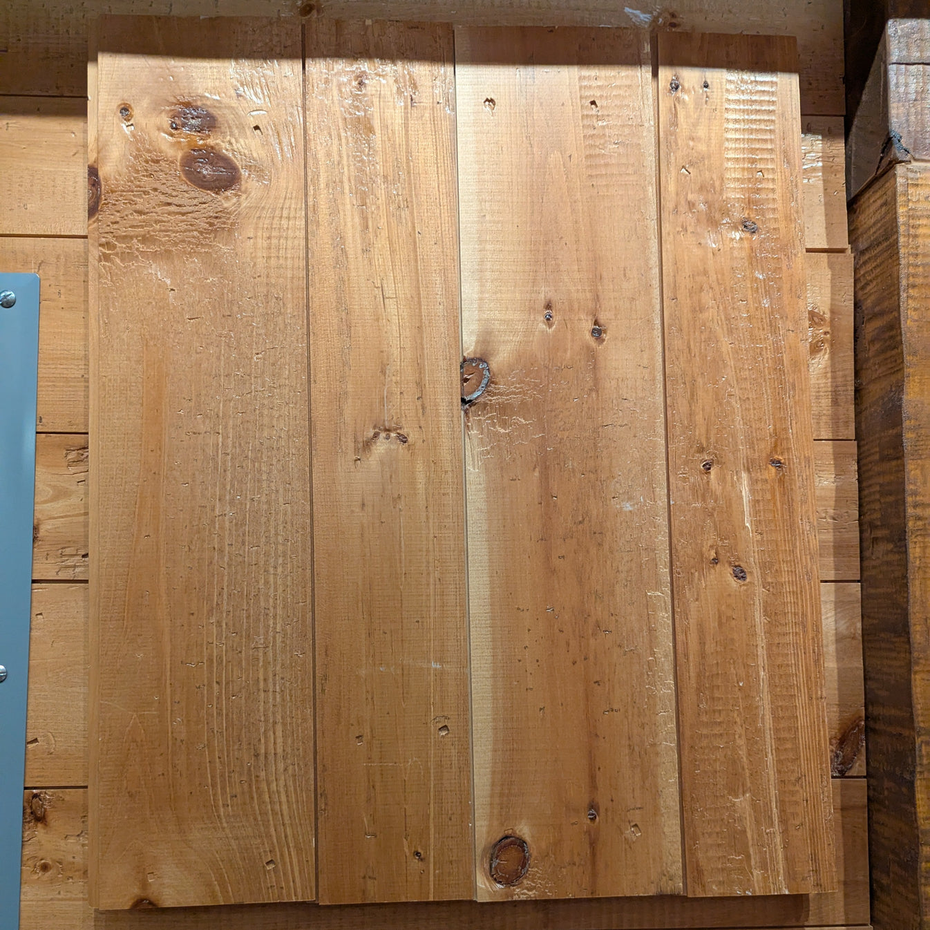 Clearance - Rustic 1in x 6in Pine - End-Matched - With Nail Holes - Pr ...