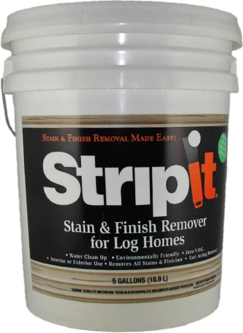 Strip-It - Wood & Log Stripper (Premium) - 5-gallon Pail – Log Home Mart
