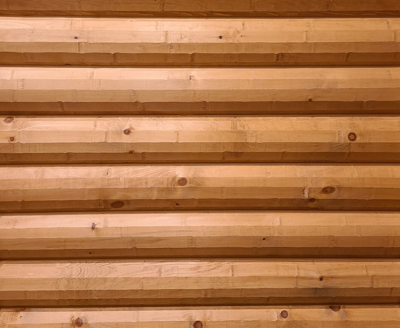 8" x 8" Super Round Double Round - Full Log - #143 Machine Peeled – Log ...