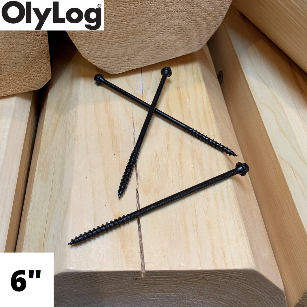 Log & Timber Screws – Log Home Mart