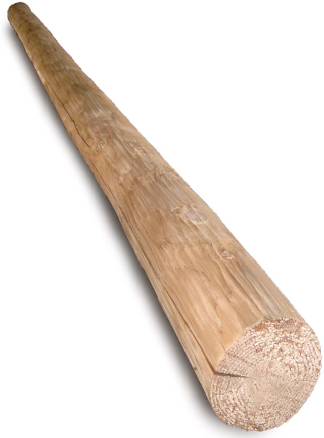 4" x 8' Round Cedar Deck & Loft Log Rails or Posts – Log Home Mart