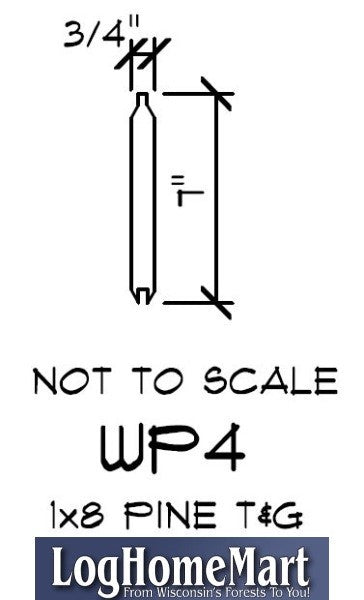 Prefinished 1" x 8" T&G Carsiding - WP4 - Tongue and Groove - 3 Colors ...