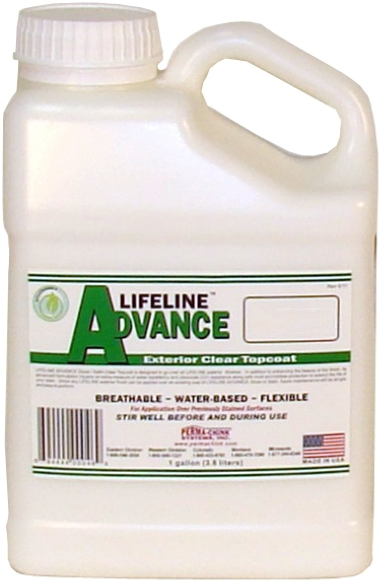 Lifeline Advance - Clear Exterior Topcoat - 1 Gallon – Log Home Mart